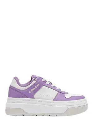 COACH Platform Sneaker Coated Canvas/iris/optic White