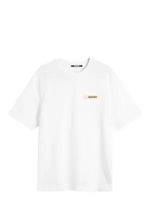 Jacquemus Grosgrain Logo T-shirt - White