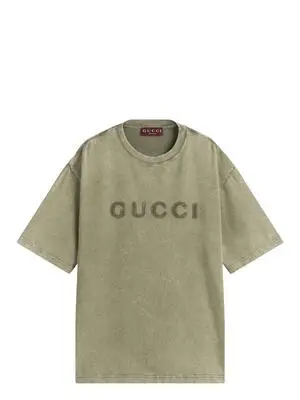 Gucci Faded Logo T-shirt - Green