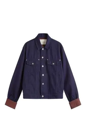JW Anderson Turn Up Cuff Jacket - Blue/red
