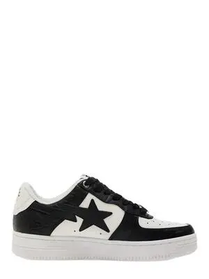 A BATHING APE Sta 4l Star-embellished Sneakers - Black