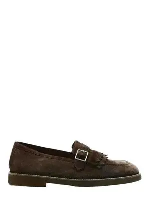 DOUCAL'S Tassel Monk Shoes - Brown