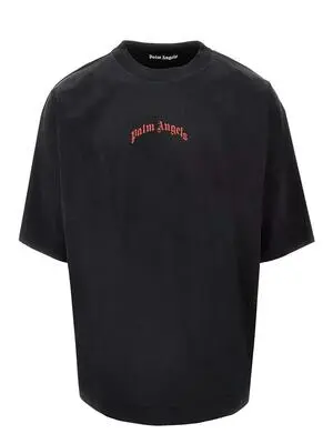Palm Angels Cotton T-shirt - Black