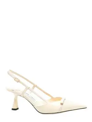 JIMMY CHOO 65mm Bow-detail Pumps - Neutrals