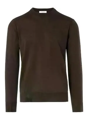 PAOLO PECORA Wool Sweater - Brown