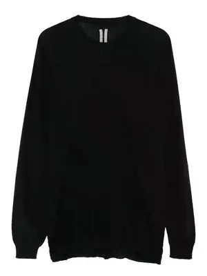 Rick Owens Round-neck Sweater - Black