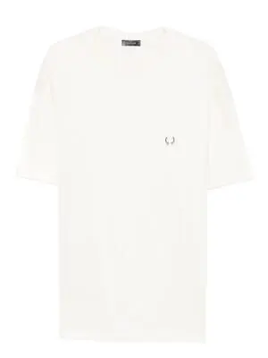 MUGLER Metallic-detail T-shirt - White