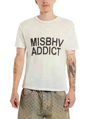 MISBHV Logo-print T-shirt - Neutrals