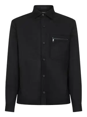 Zegna Buttoned Shirt - Black
