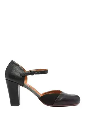 Chie Mihara 85mm Nica Leather Ankle-strap Pumps - Black