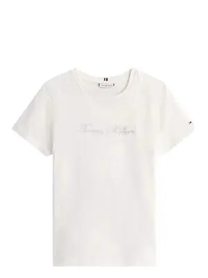 Tommy Hilfiger Logo-detail T-shirt - White