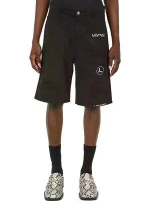 LOURDES Patch-Pocket Cotton Shorts