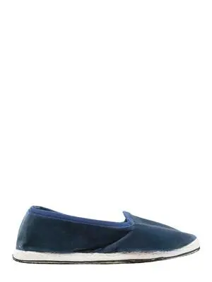 DROGHERIA CRIVELLINI Classic Velvet Loafers - Blue