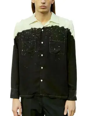 NÒMARYTHM TEXTILE Two-tone Shirt - Black