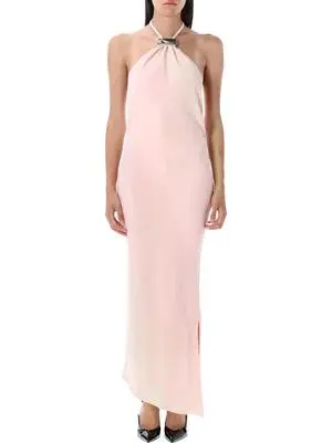 Attico Halter-neck Maxi Dress - Pink