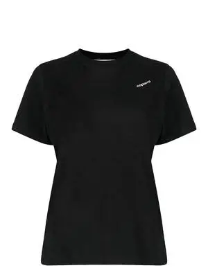 Coperni Logo-Print Short-Sleeve T-Shirt Black