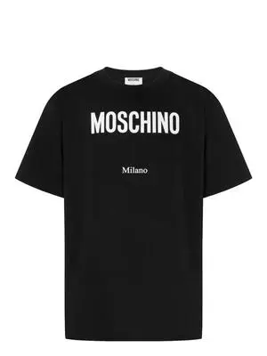 Moschino Logo-print T-shirt - Black