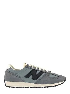 NEW BALANCE 471 Mesh And Suede Low-top Trainers - Grey Grey Black