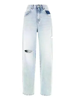 ICON DENIM LOS ANGELES Poppy Distressed Jeans - Blue