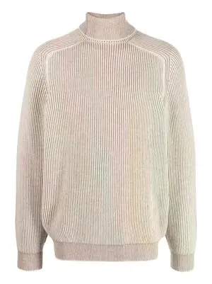 Sease Roll-neck Cashmere Jumper - Neutrals