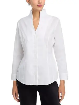 Misook Collared Shirt - White