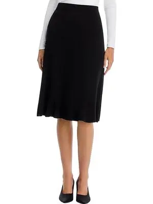 Misook A-line Gored Skirt - Black