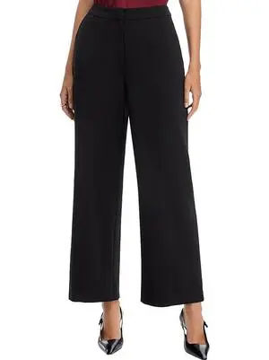 Misook High Rise Ponte Pants Black