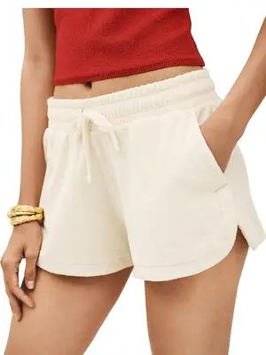 Ba&sh Finn Drawstring Shorts - Off White