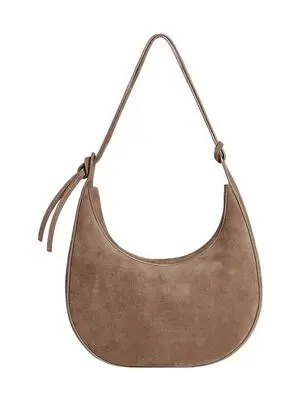 REFORMATION Rosetta Leather Shoulder Bag - Farro