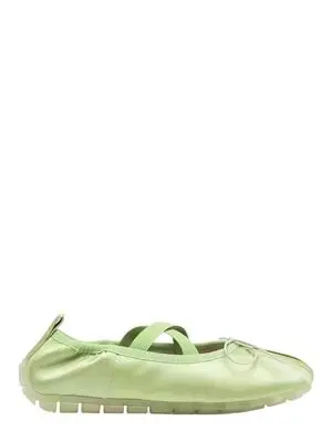 Simone Rocha Embellished Ballet Flats - Green