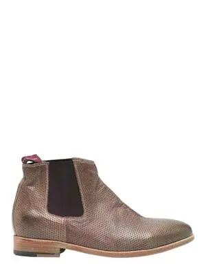 STURLINI FIRENZE Perforated Leather Chelsea Boots - Brown