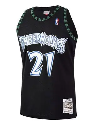 Mitchell & Ness X Nba Swingman Minnesota Timberwolves Kevin Garnett Tank Top - Black