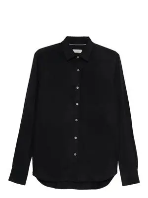 Canali Long-sleeve Wool Shirt - Blue