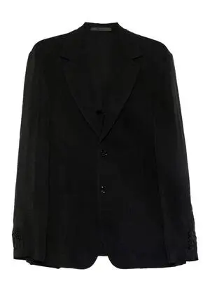 Giorgio Armani Single-breasted Blazer - Black