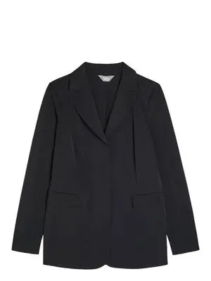 Max Mara Stretch-jersey Blazer - Black