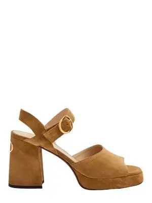VALENTINO Fawcette 100 Suede Platform Sandals