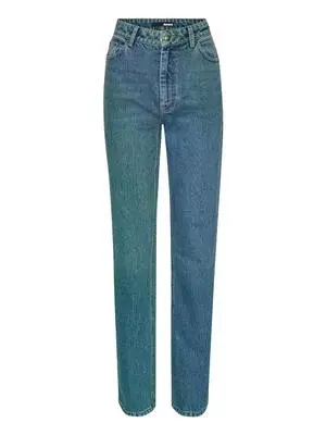 ROTATE BY BIRGER CHRISTENSEN Straight-leg Organic Cotton Jeans - Blue