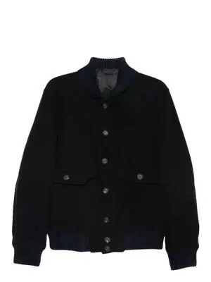Eleventy Button-fastening Flap-pocket Jacket - Blue