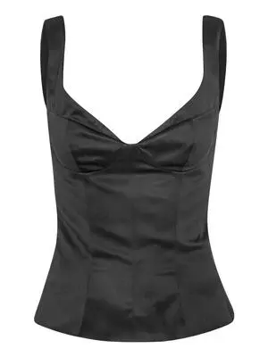 ROTATE BY BIRGER CHRISTENSEN Sleeveless Top - Black