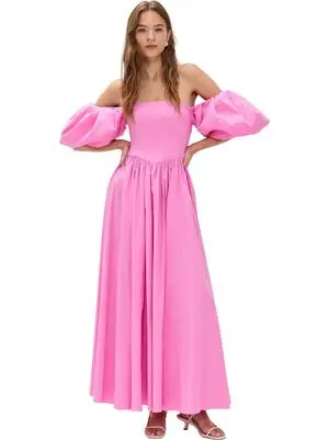 Caroline Constas Christina Gown - Flamingo