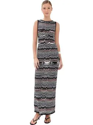Missoni Sleeveless Maxi Dress - Dark Tones