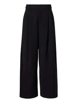 Max Mara Daniel Wide-leg Pants - Black