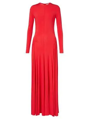 Tove Orea Jersey Maxi Dress - Red