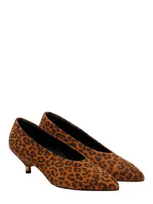 Isabel Marant Ebisa 45 Leopard-print Leather Pumps - Brown