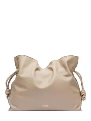 Loewe Flamenco Large Clutch - Beige