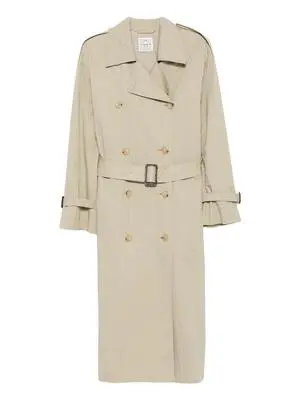 TOTÊME Cotton-blend Trench Coat - Beige