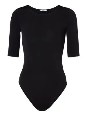 Wolford Bahamas Jersey Bodysuit - Black