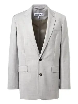 Loewe Wool Blazer - Grey