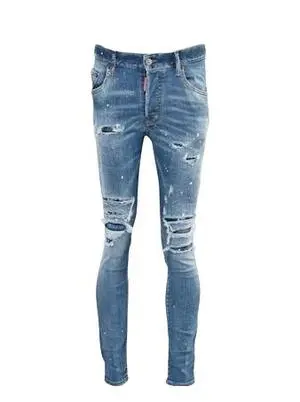 Dsquared2 Super Twinky Ripped Jeans - Blue