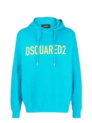 Dsquared2 Hoodie With Logo - Blue